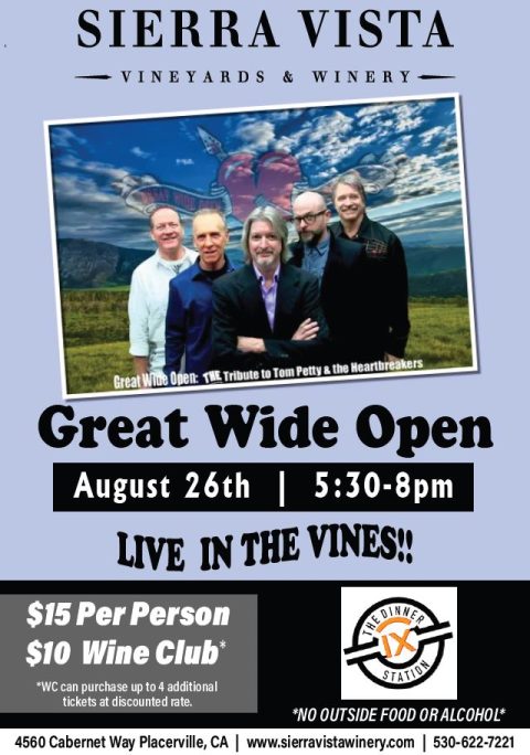 Food, Wine and LIVE Music by Into the Great Wide Open | Sierra Vista ...